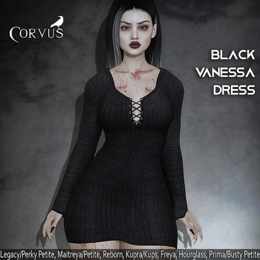 Second Life Marketplace - Corvus : DEMO Vanessa Dress